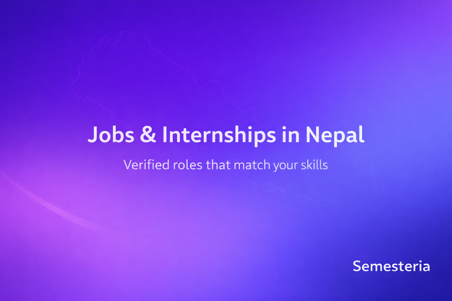Jobs & Internships in Nepal | AI Job Matching | Semesteria
